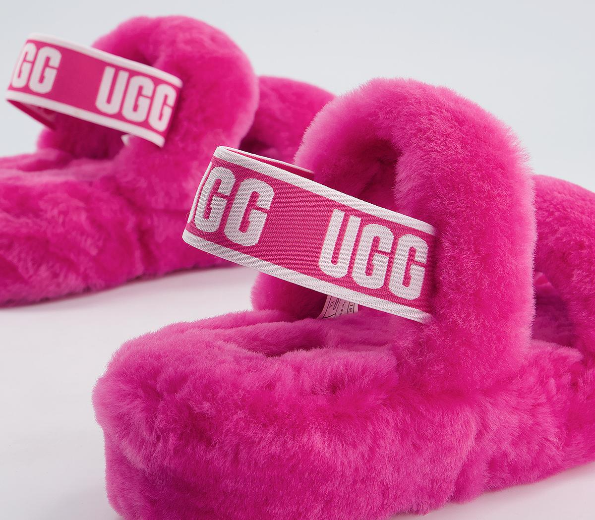 UGG Oh Yeah Slippers Berry - Flat Shoes for Women