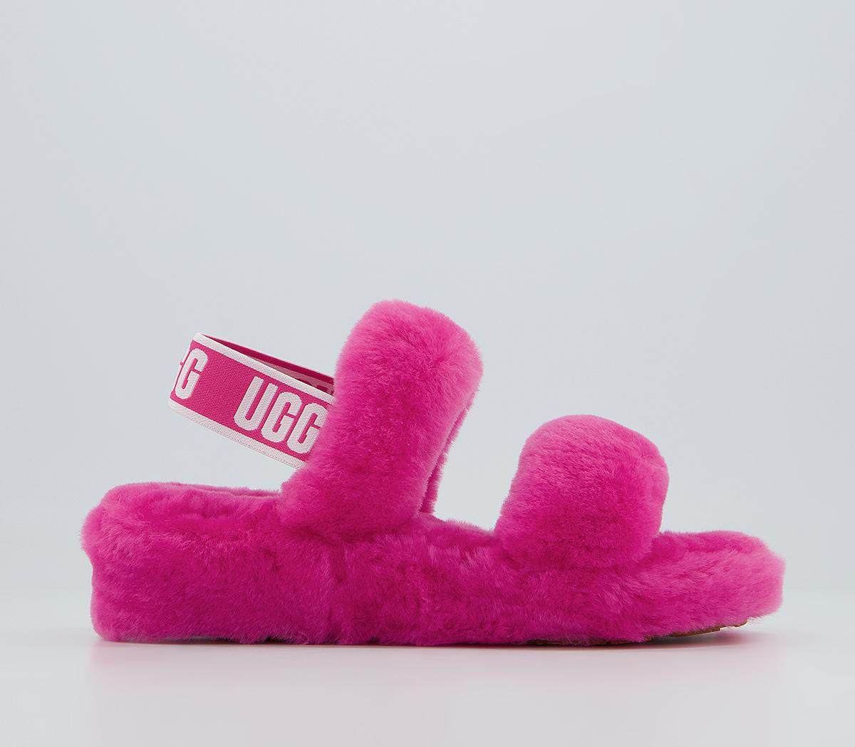 UGG Oh Yeah Slippers Berry - Flat Shoes for Women