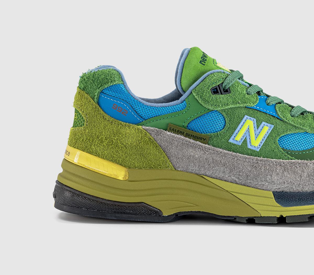 New Balance 992 Trainers Salehe Bembury Green - Men's Trainers