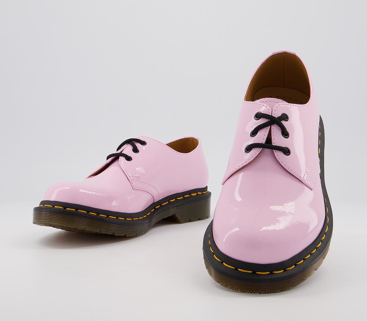 Dr. Martens 1461 3 Eye Shoes Pale Pink Patent - Flat Shoes for Women