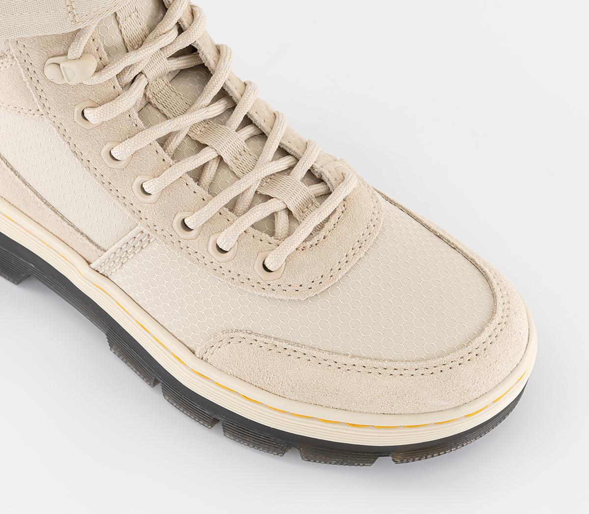 Dr. Martens Combs Tech Element Boots Parchment Beige - Women's Ankle Boots