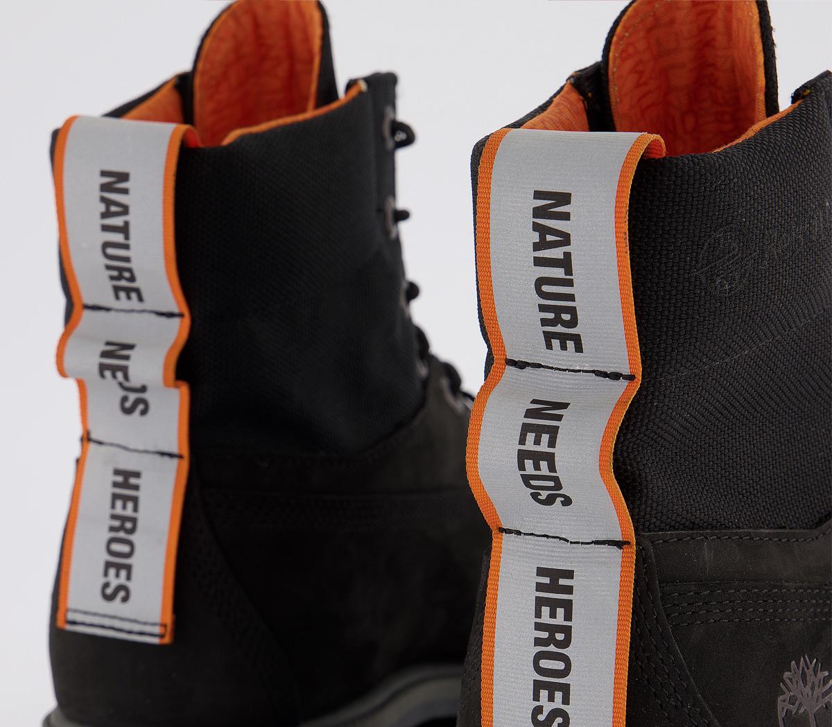 Timberland 6inch Wp Treadlight Boots Black Nubuck - Men's Casual Shoes