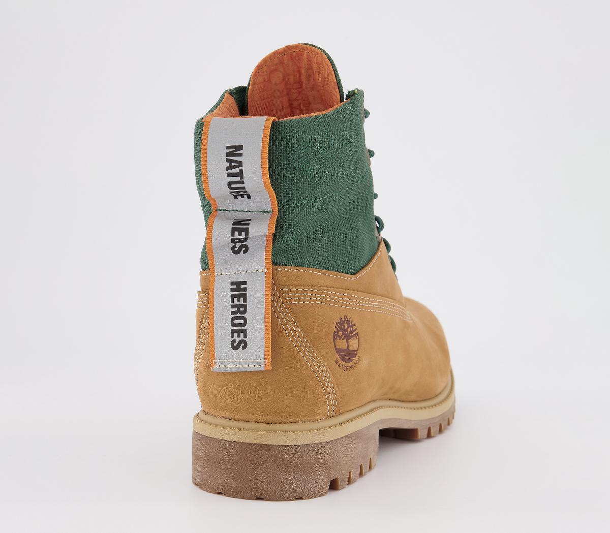 Timberland 6inch Wp Treadlight Boots Wheat Nubuck - Men's Casual Shoes