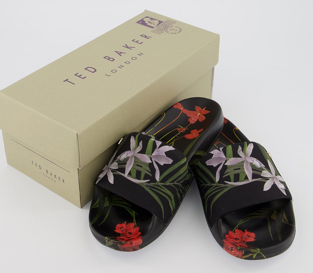 Ted Baker Avelinh Slides Black - Women’s Sandals