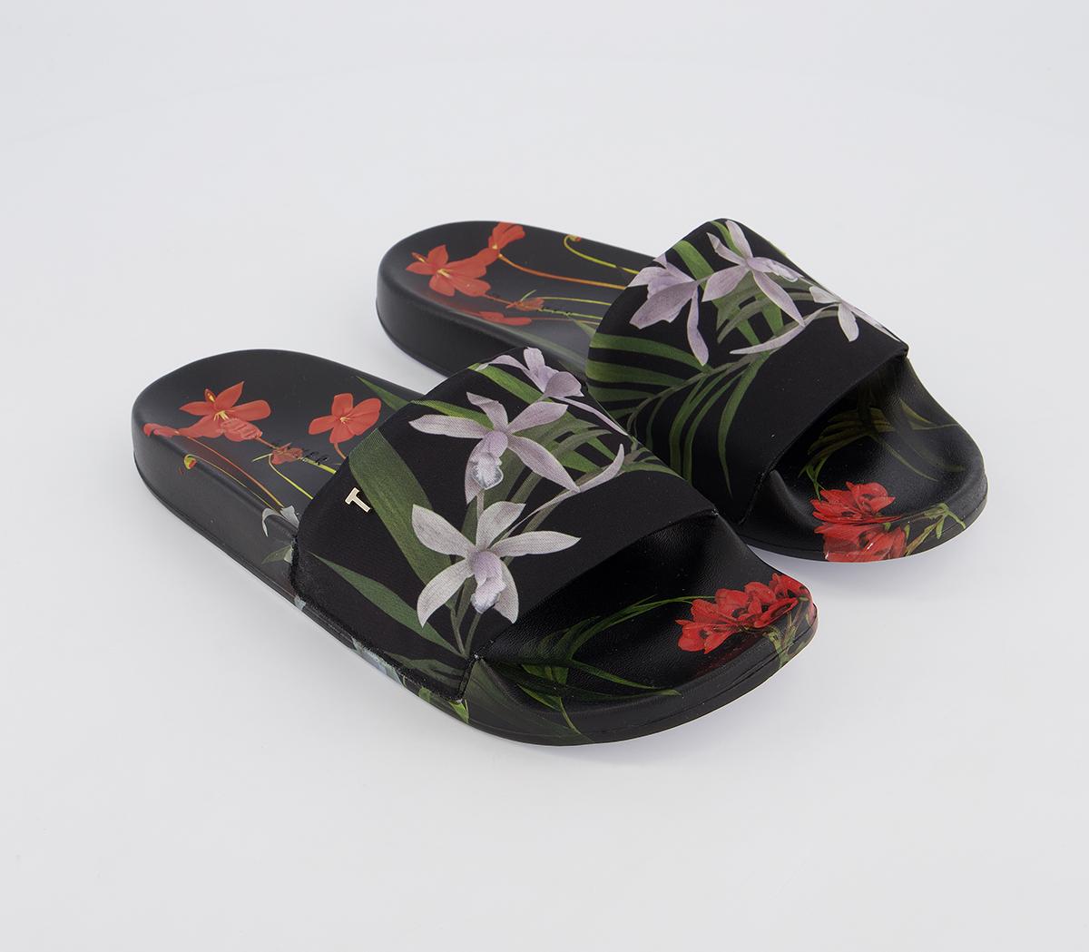 Ted Baker Avelinh Slides Black - Women’s Sandals