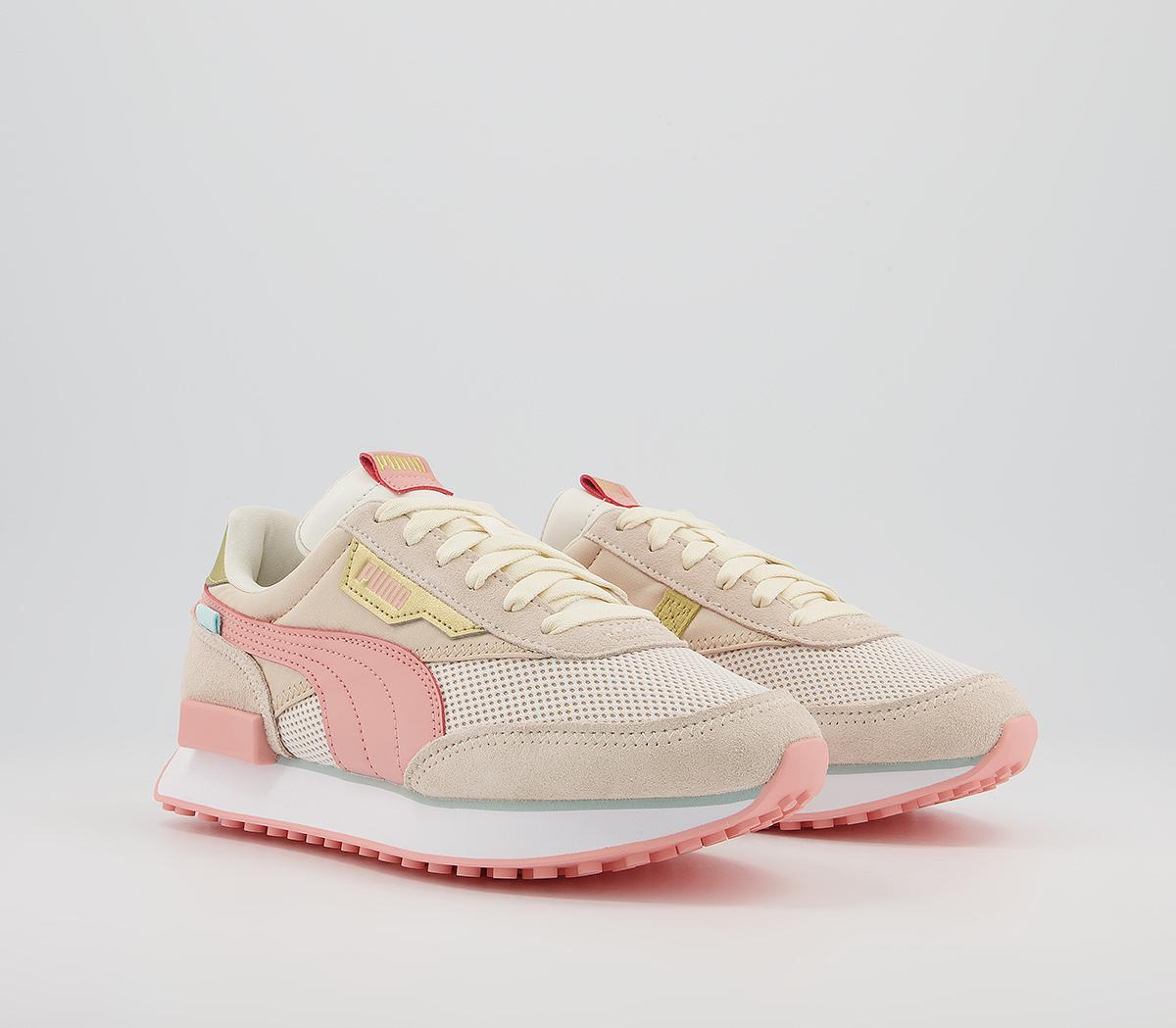 PUMA Future Rider Trainers Apricot Blush Sand - Women's Trainers