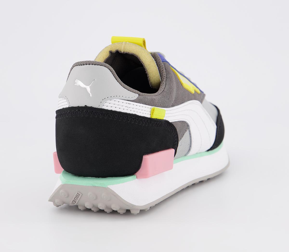 PUMA Rider Mix Gray Violet Puma Black - Unisex Sports