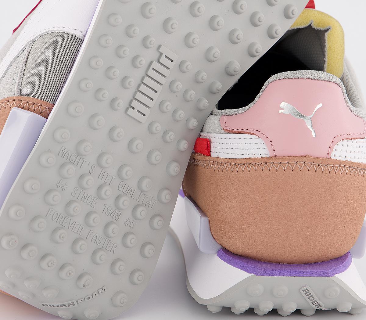 PUMA Rider Mix Trainers High Rise Nougat - Women's Trainers