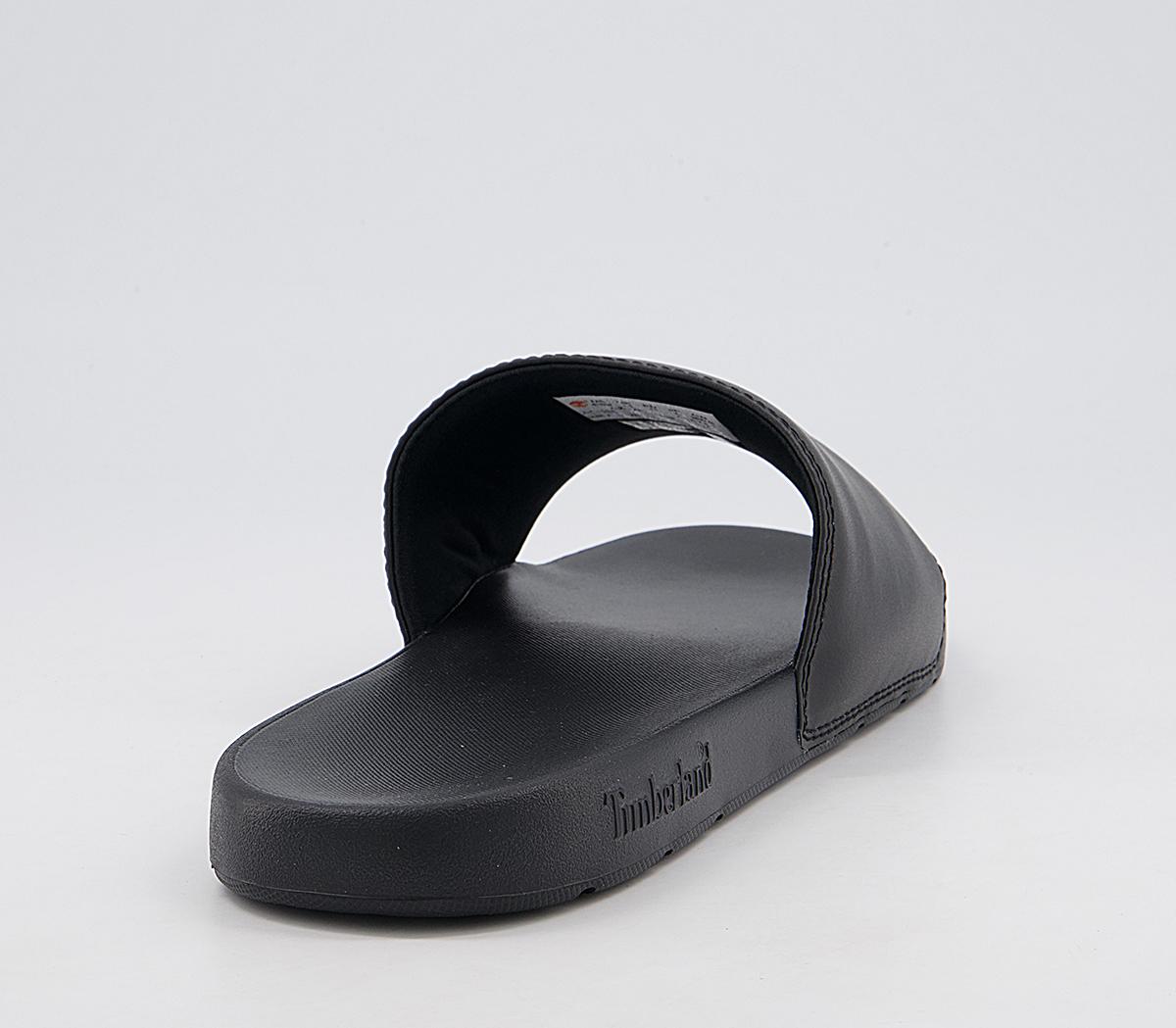 Timberland Playa Sands Sports Slides Black - Men’s Sandals