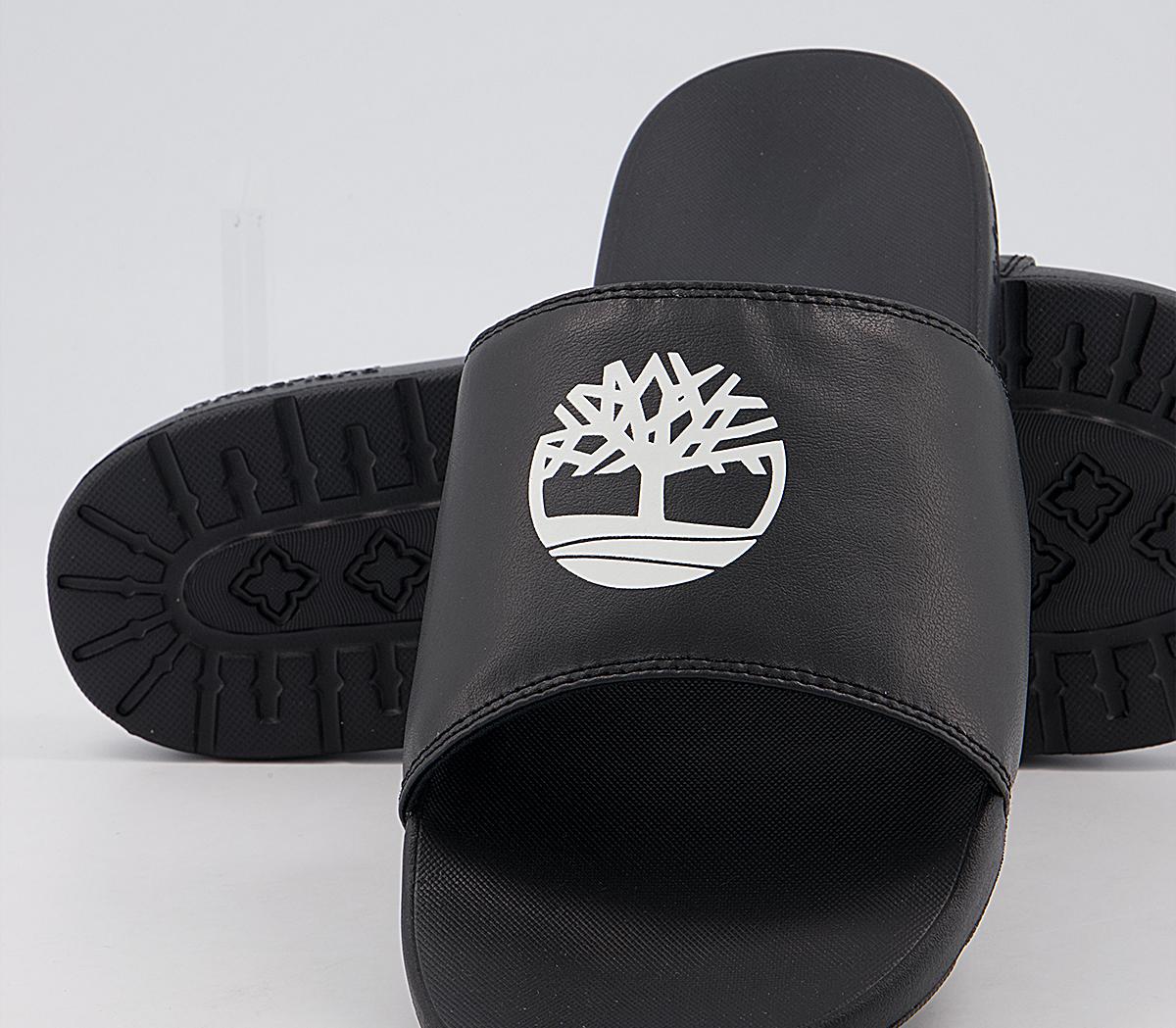 Timberland Playa Sands Sports Slides Black - Men’s Sandals