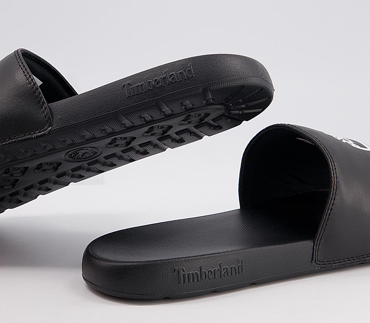 Timberland Playa Sands Sports Slides Black - Men’s Sandals