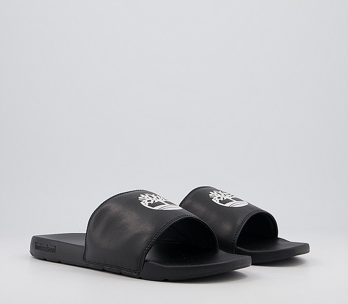 Timberland Playa Sands Sports Slides Black - Men’s Sandals