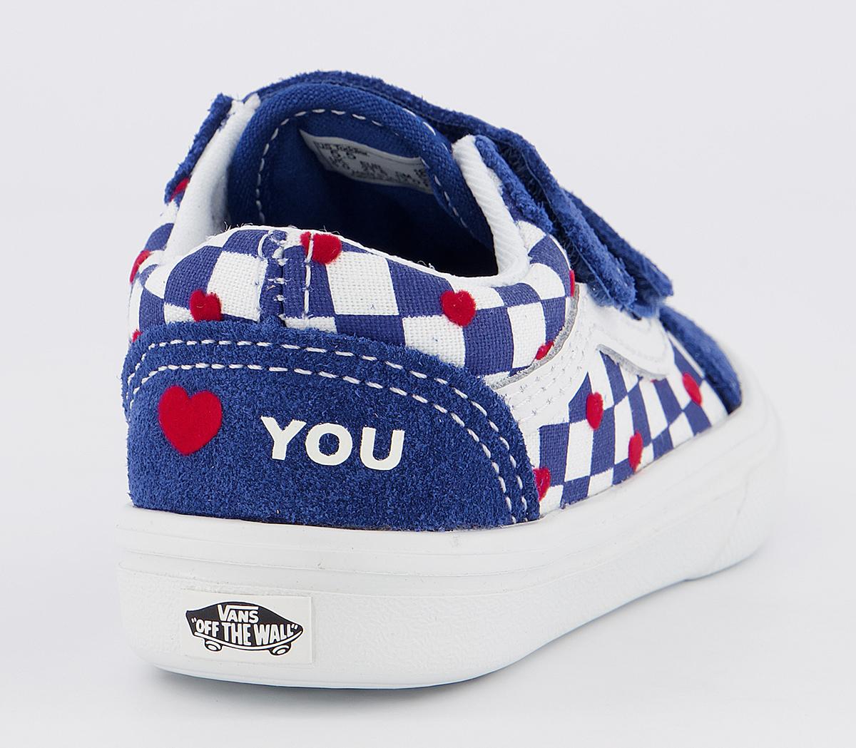 Vans Comfycush Old Skool V (t) Vans Heart True Blue Autism Awareness ...