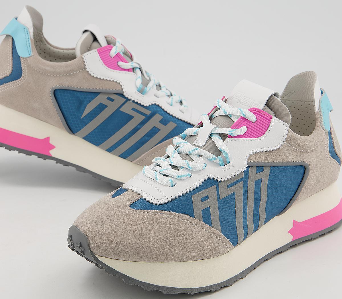 Ash Tiger Sneakers Grey Pink - Flat Shoes for Women