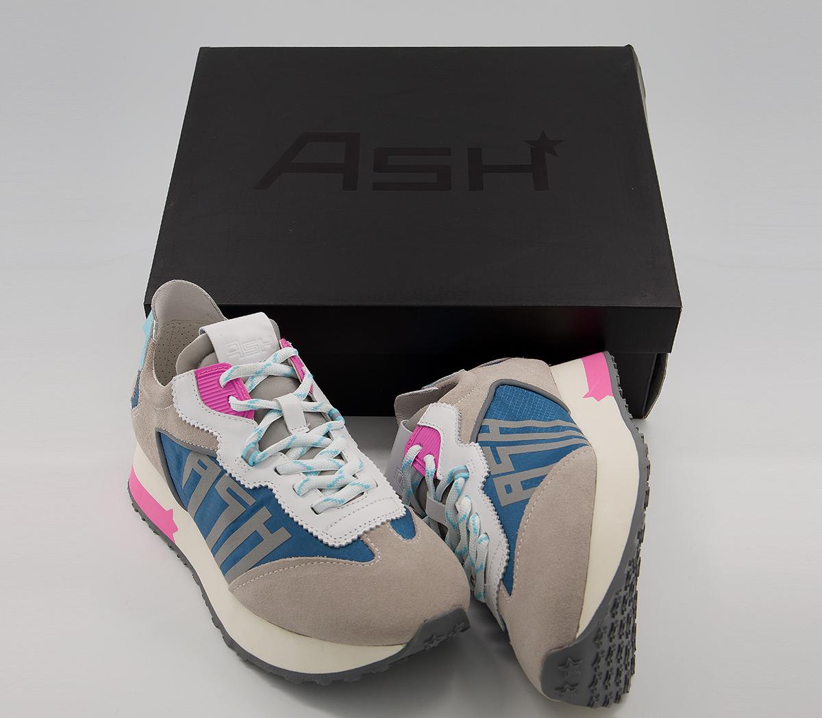 Ash Tiger Sneakers Grey Pink - Flat Shoes for Women