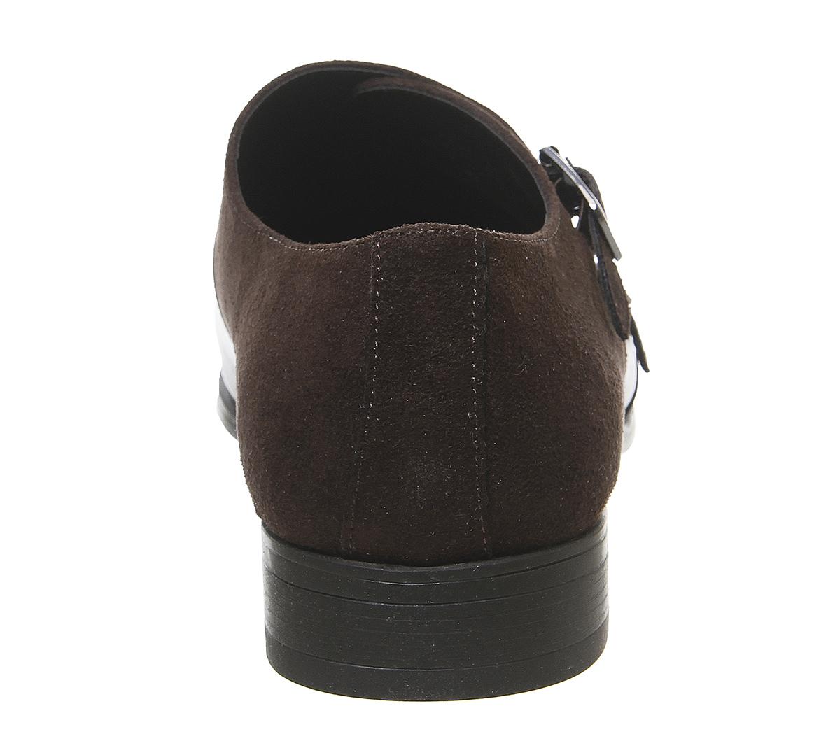 OFFICE Mark Monk Shoes Brown - Men’s Smart Shoes