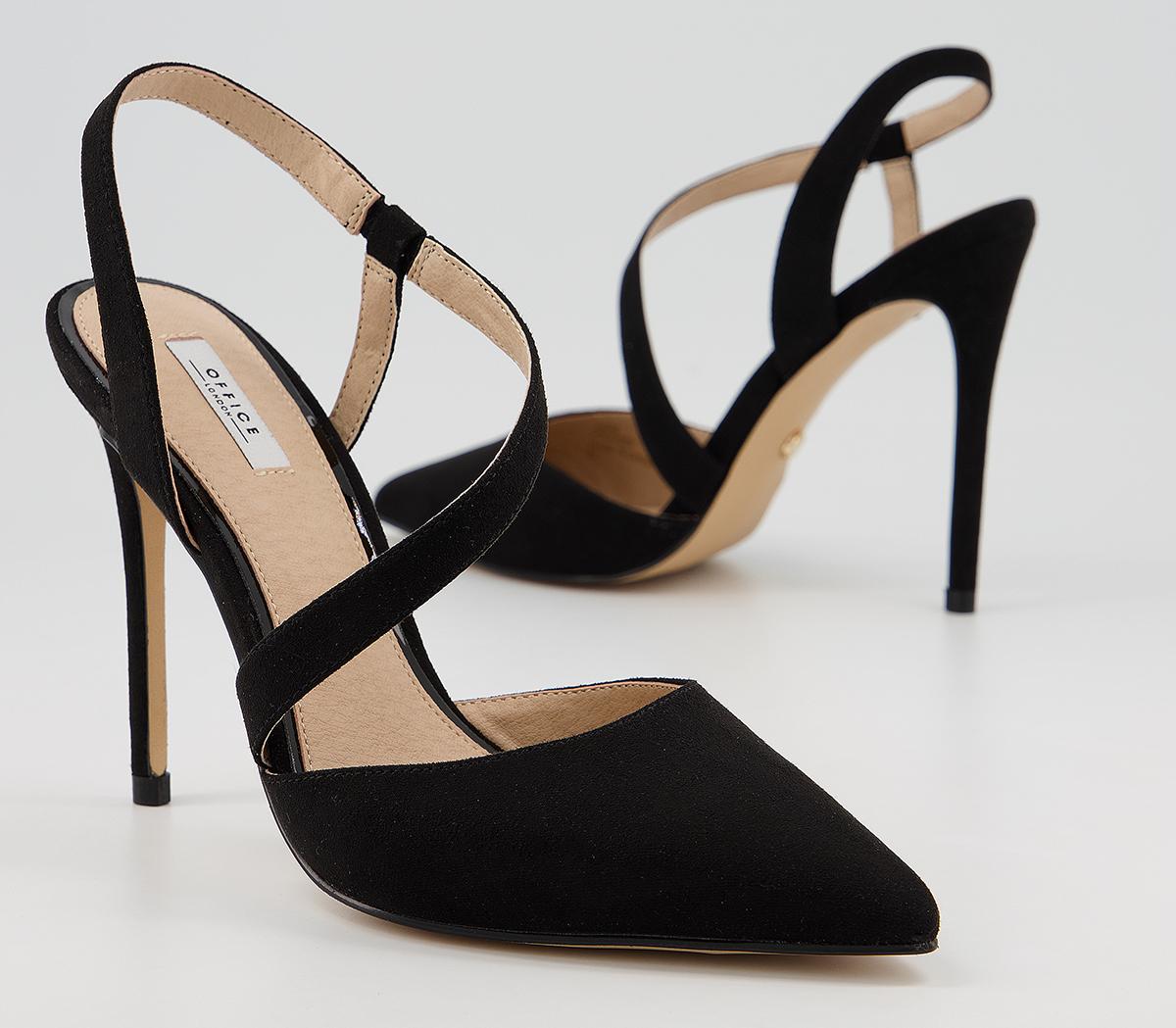 OFFICE Highly Asymmetric Court Heels Black - High Heels