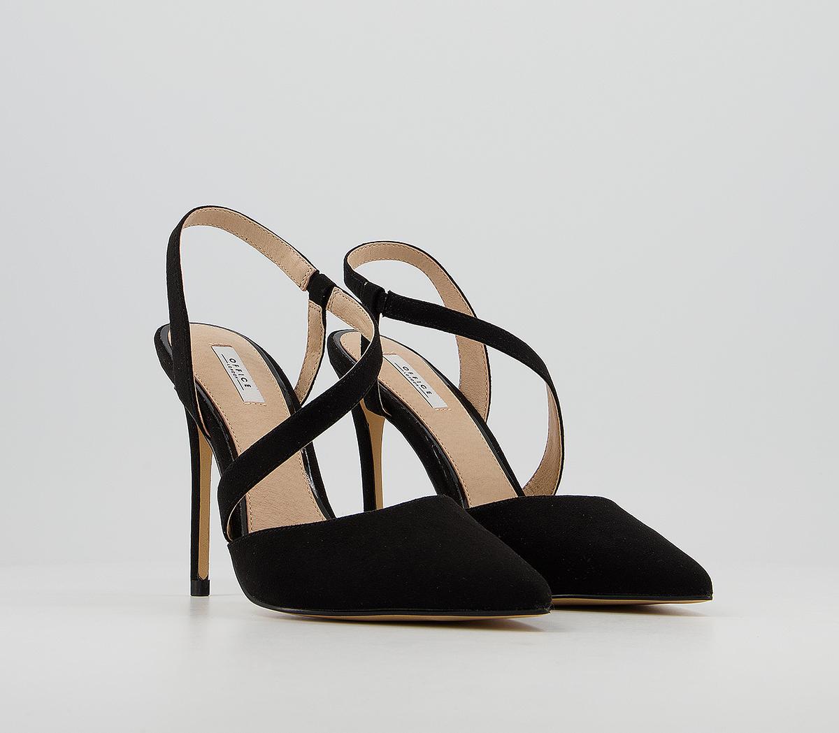 OFFICE Highly Asymmetric Court Heels Black - High Heels