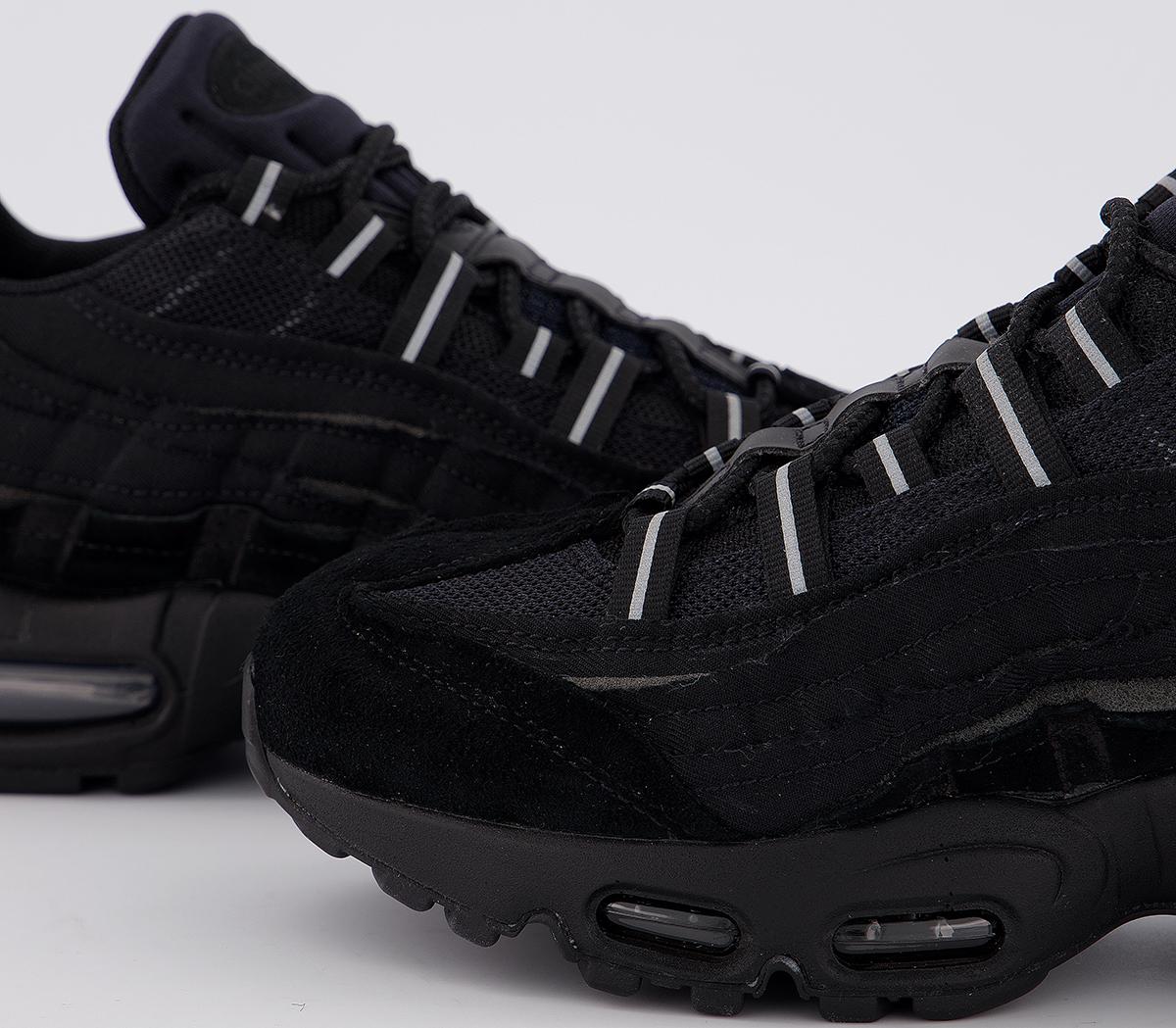 Comme Des Garcons Cdg Air Max 95 Trainers Black - Nike Air Max 95