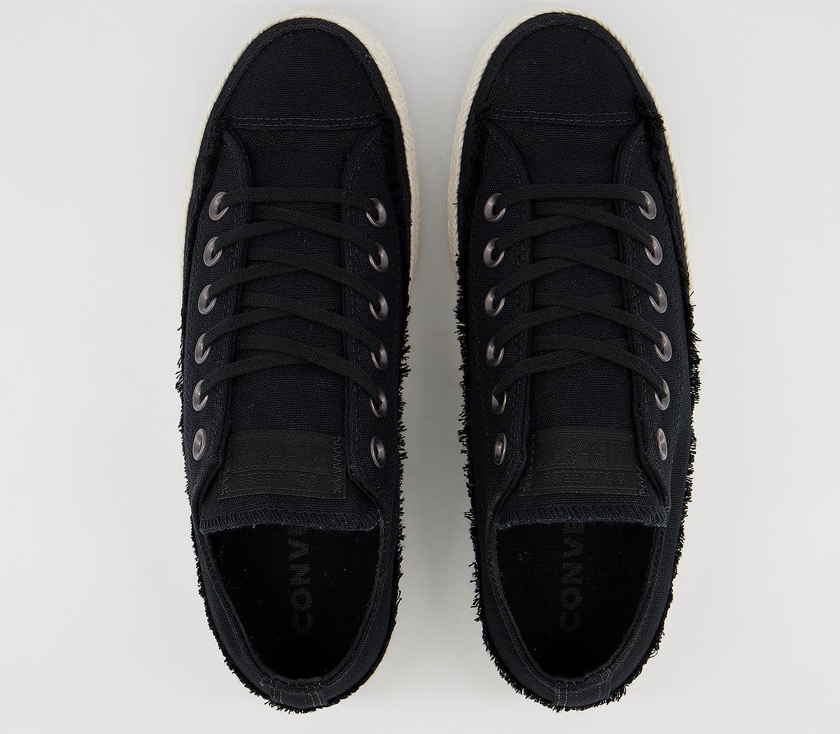 Converse All Star Espadrille Black White Natural - Women's Trainers