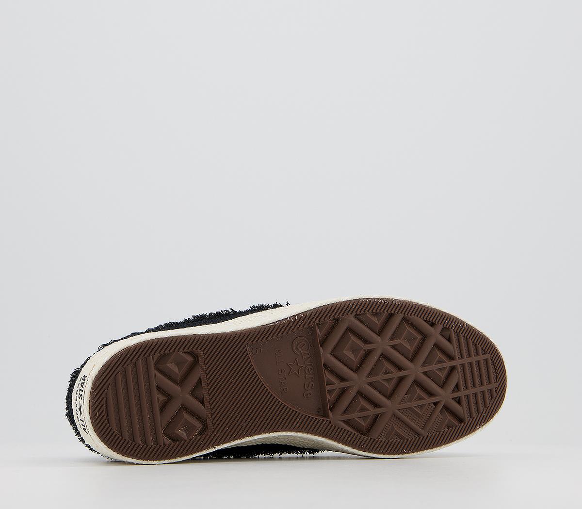 Converse All Star Espadrille Black White Natural - Women's Trainers