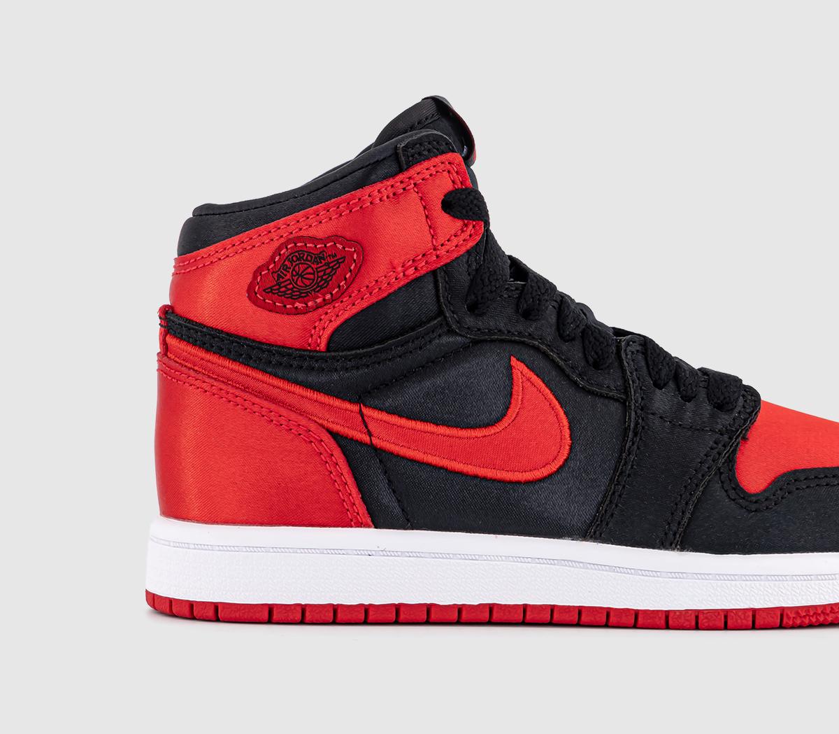 Jordan Jordan 1 PS Trainers Black University Red - Unisex
