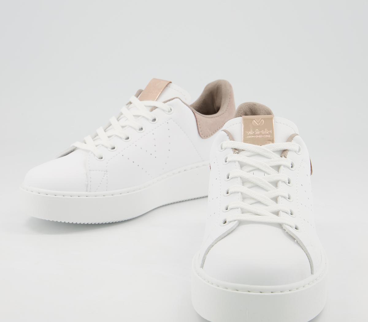 Victoria Utopia Trainers White Pink - Women's Trainers