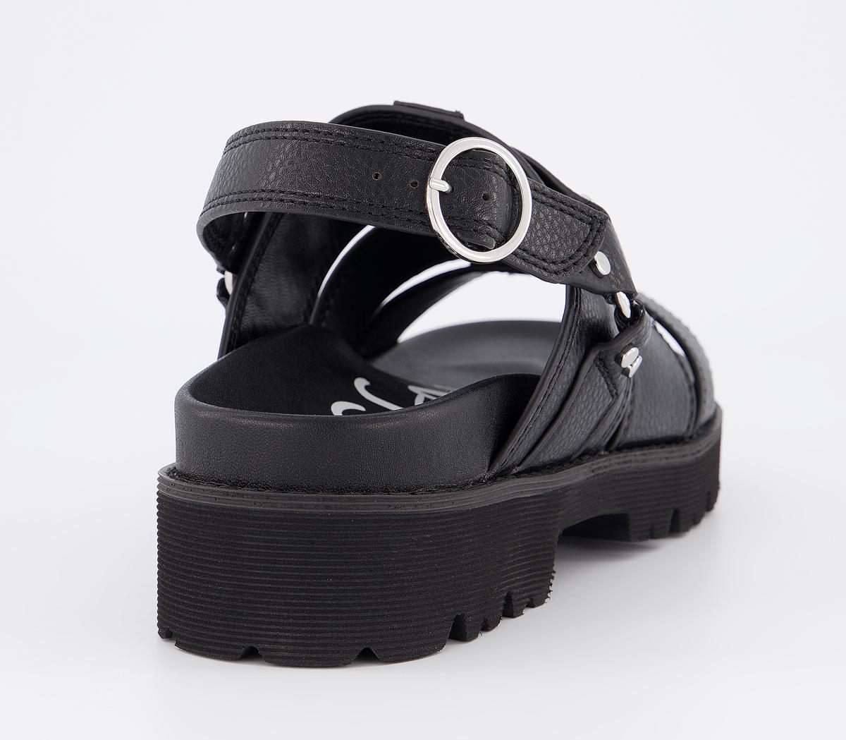 Buffalo Juno Sandals Black - Women’s Sandals