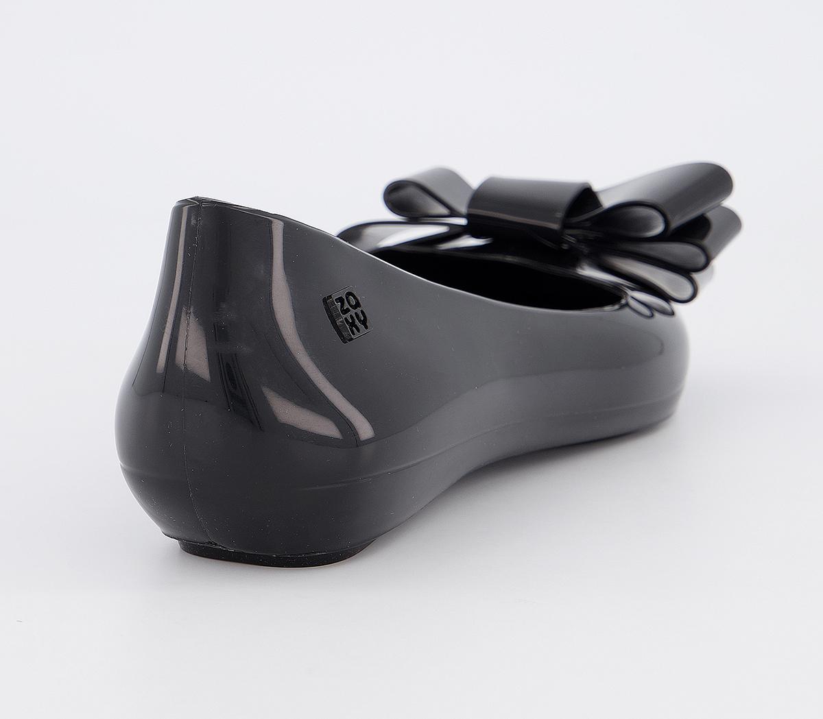 Zaxy Pop Glamour Bow Pumps Black - Women's Vegan Shoes