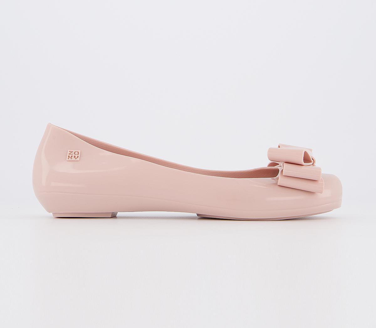 Zaxy Pop Glamour Bow Pumps Blush - Women's Vegan Shoes