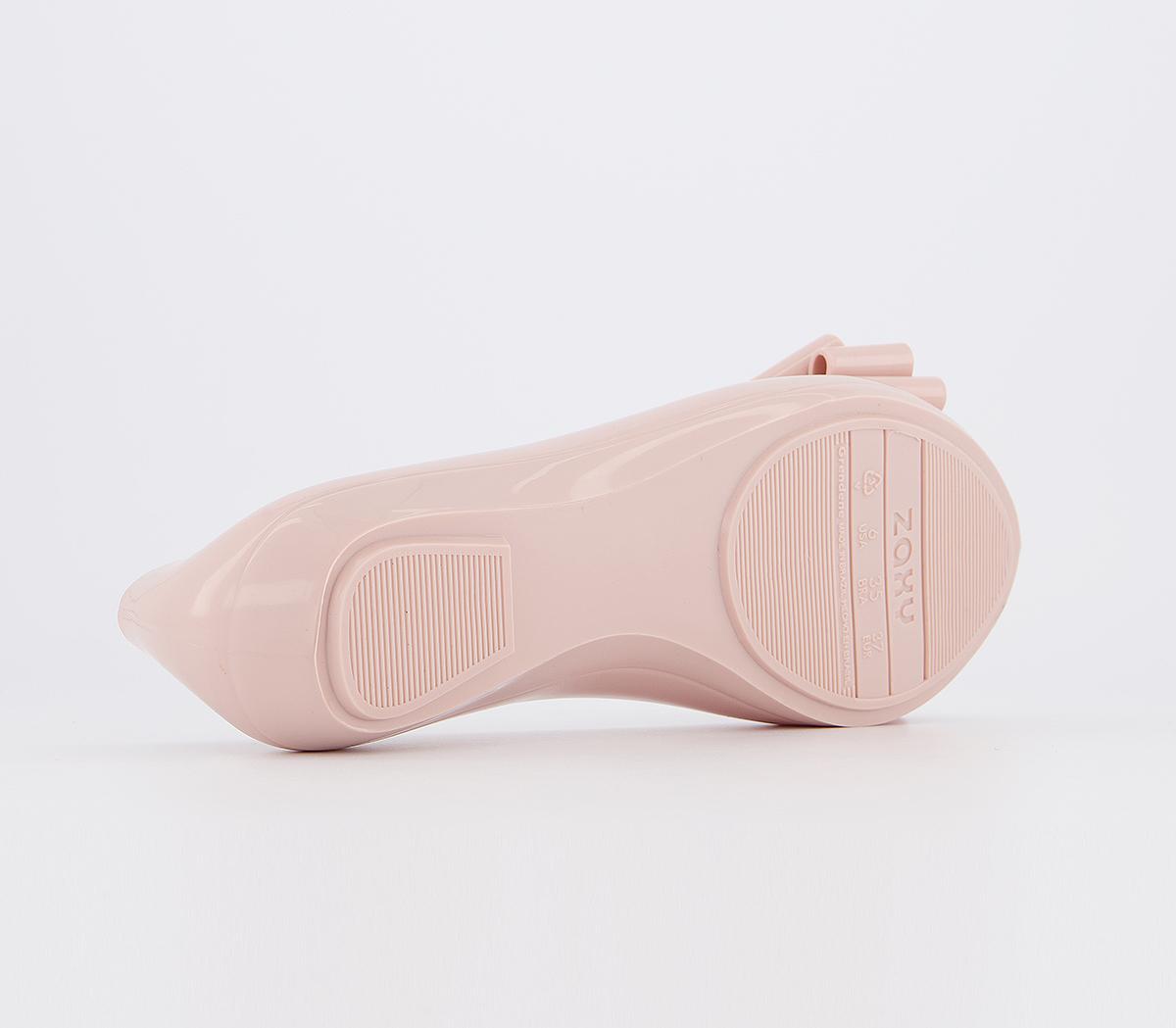 Zaxy Pop Glamour Bow Pumps Blush - Women's Vegan Shoes