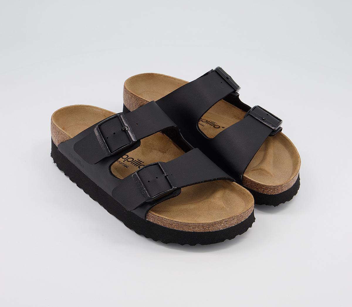 BIRKENSTOCK Papillio Arizona Platform Sandals Black - Women’s Sandals