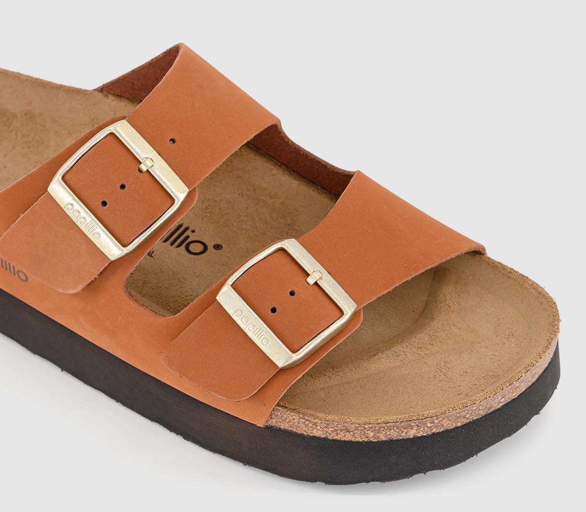 BIRKENSTOCK Papillio Arizona Platform Sandals Pecan - Women’s Sandals