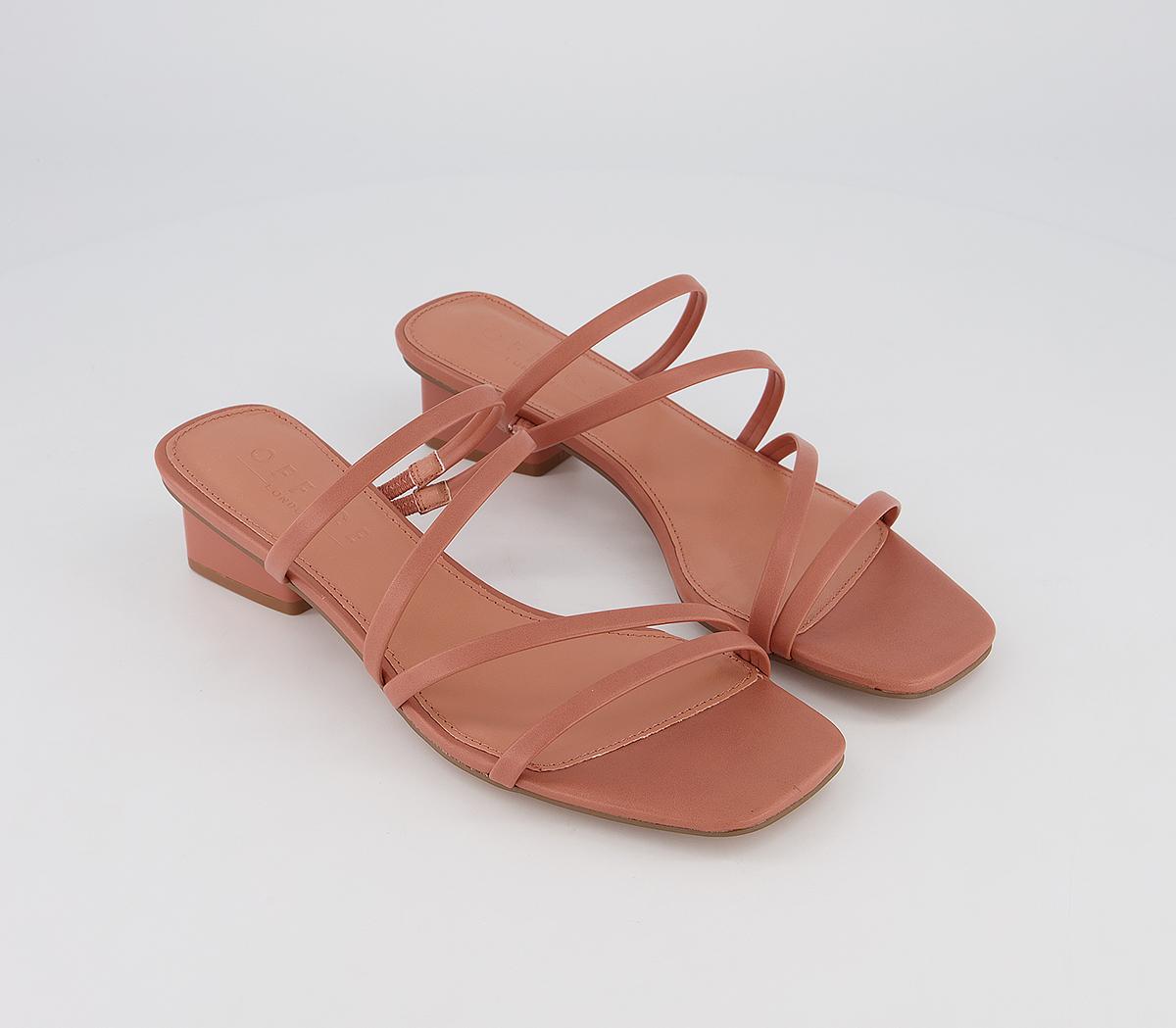 OFFICE Mirror mirror Feature Heel Mules Pink - Mid Heels
