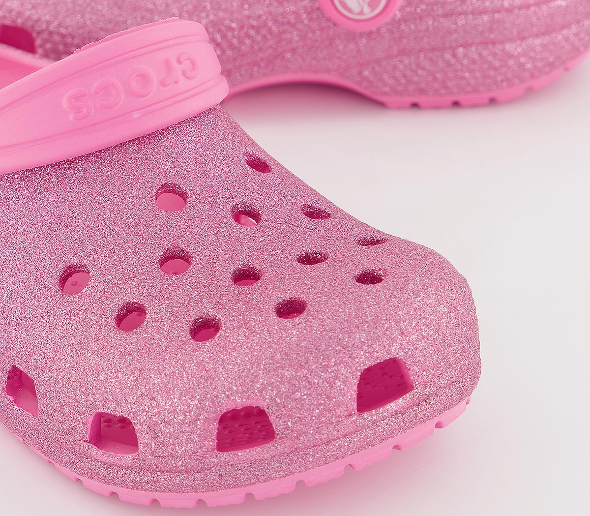 Crocs Crocs Kids Glitter Pink Lemonade - Kids