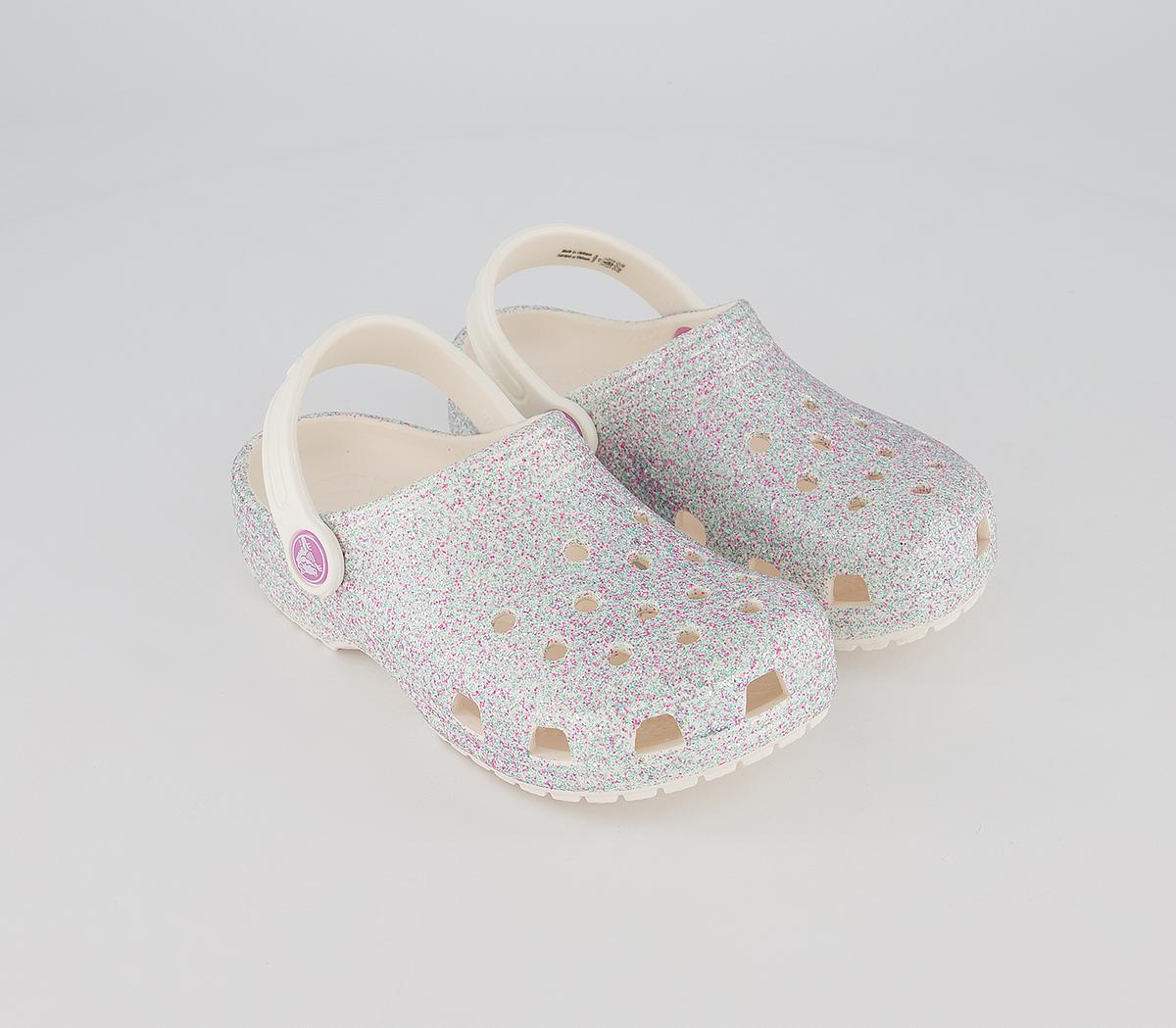 Crocs Crocs Kids Glitter Oyster - Kids