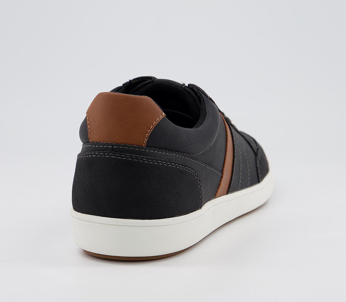 OFFICE Casper Trainers Black - Men's Casual Shoes