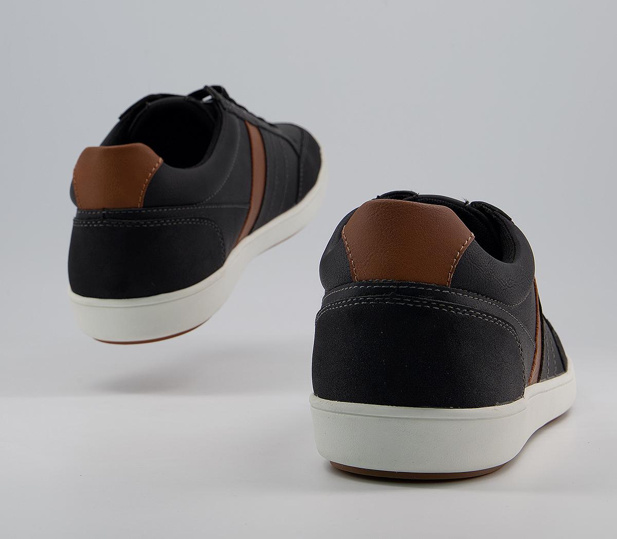 OFFICE Casper Trainers Black - Men's Casual Shoes