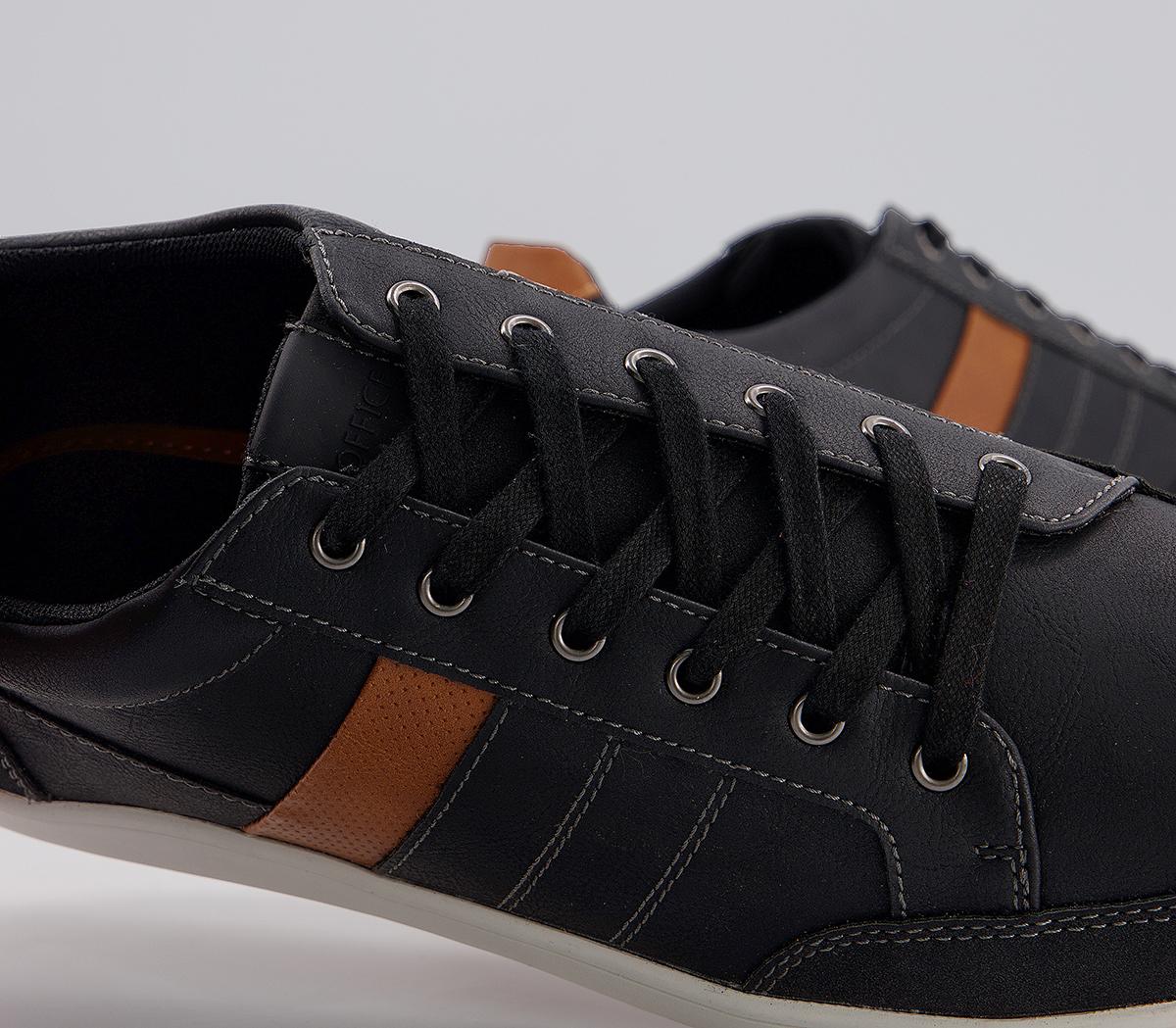 OFFICE Casper Trainers Black - Men's Casual Shoes