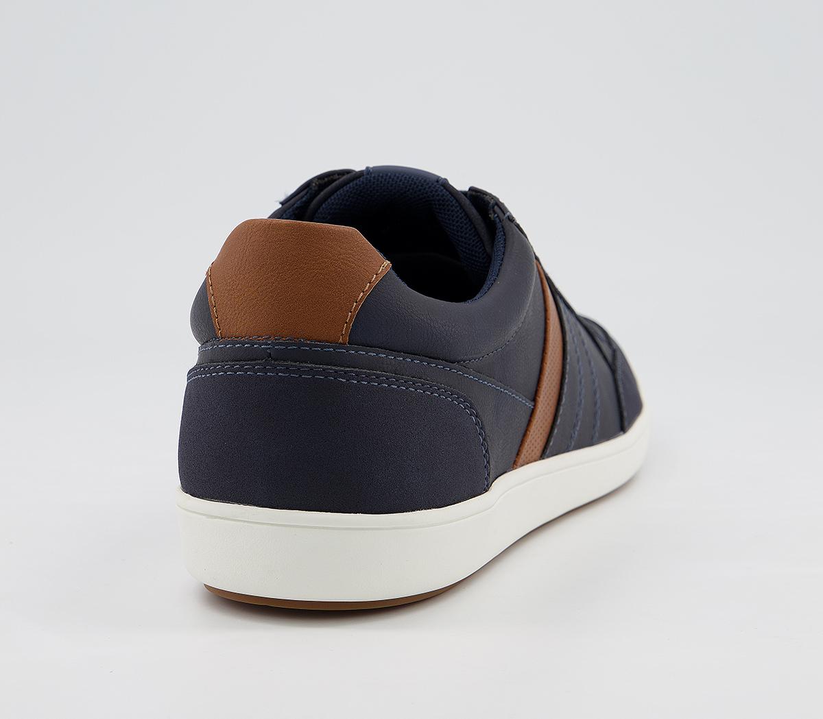 OFFICE Casper Trainers Navy - Men's Casual Shoes