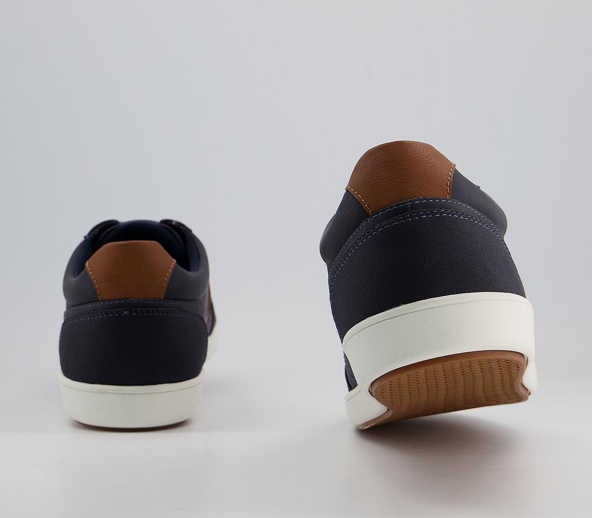 OFFICE Casper Trainers Navy - Men's Casual Shoes