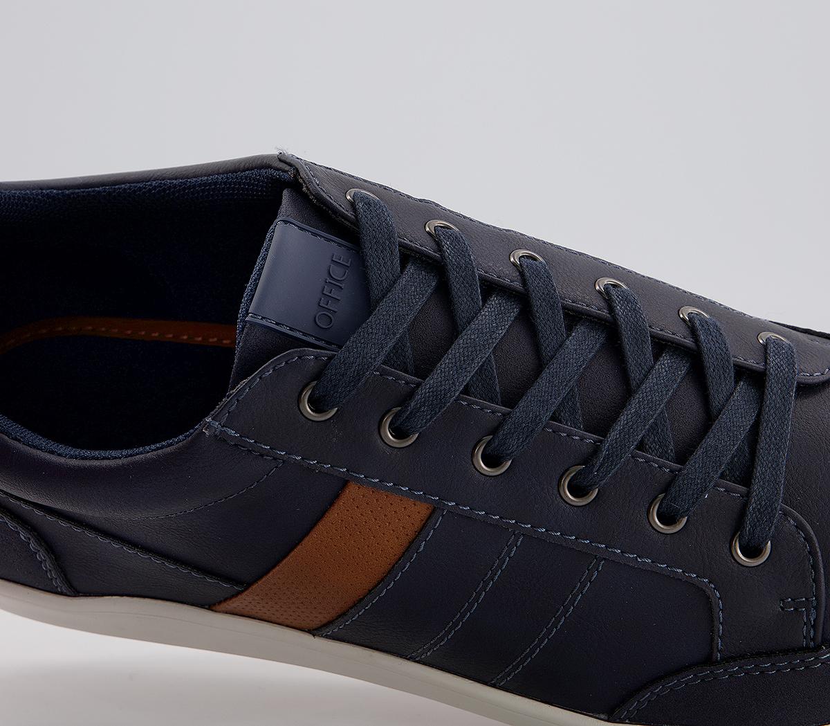 OFFICE Casper Trainers Navy - Men's Casual Shoes