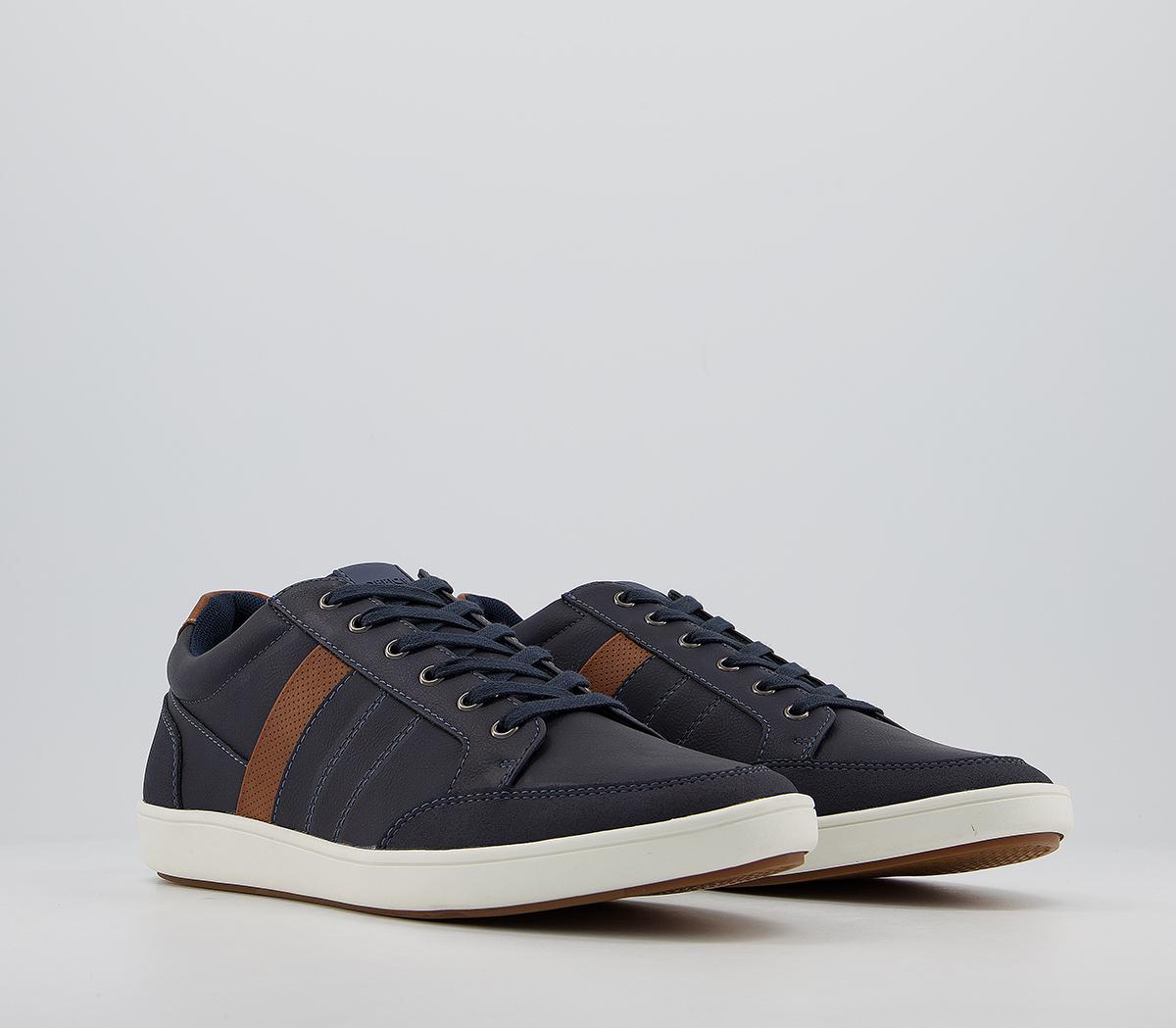 OFFICE Casper Trainers Navy - Men's Casual Shoes