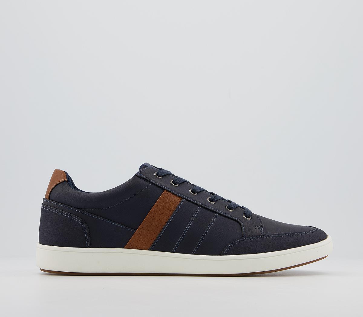 OFFICE Casper Trainers Navy - Men's Casual Shoes