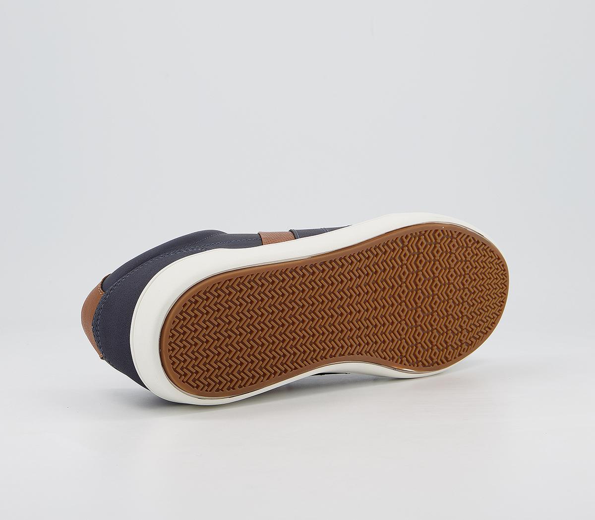 OFFICE Casper Trainers Navy - Men's Casual Shoes