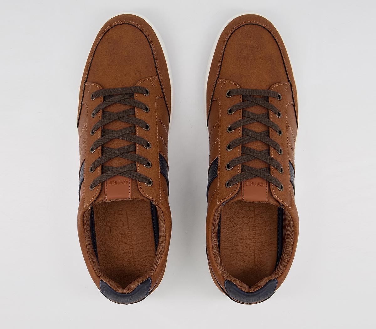 OFFICE Casper Trainers Tan - Men's Casual Shoes