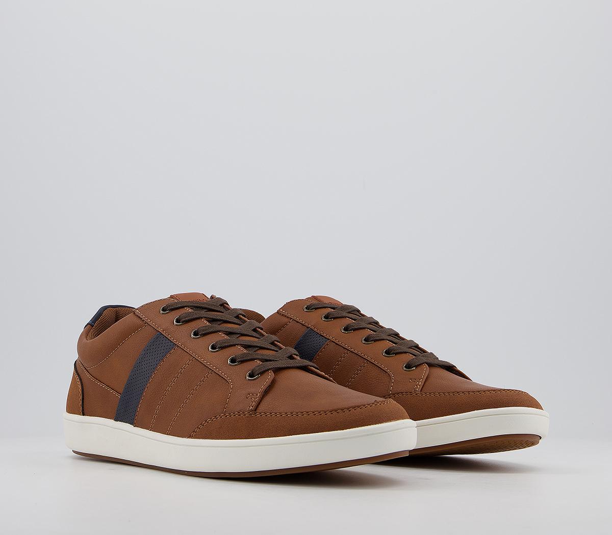 OFFICE Casper Trainers Tan - Men's Casual Shoes