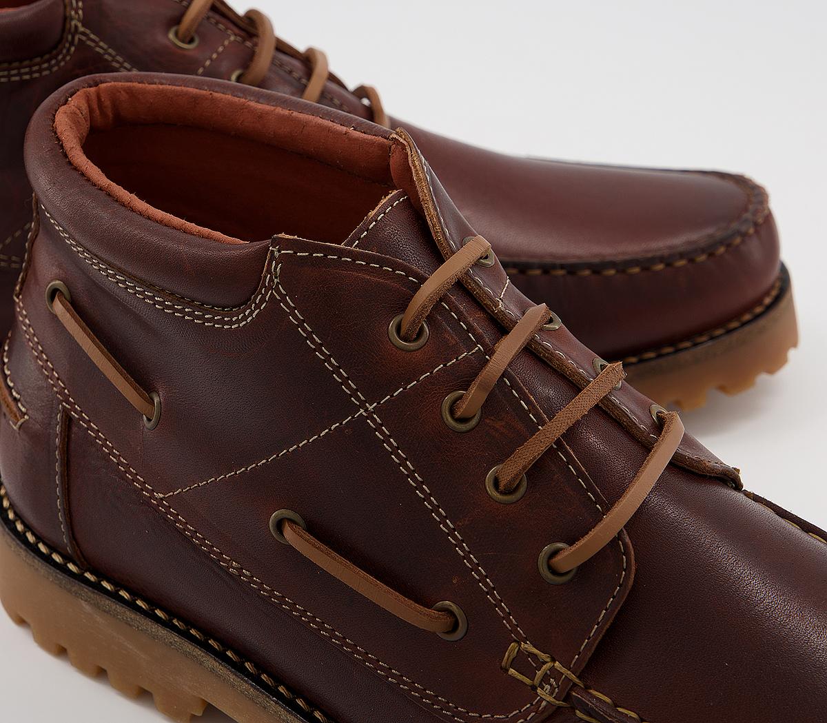 OFFICE Buoy Ankle Boots Tan Leather - Men’s Boots