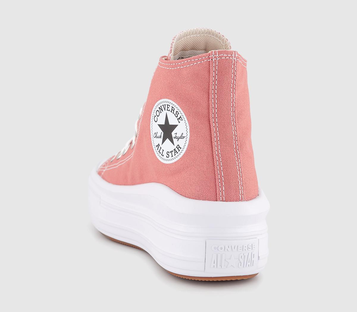 Converse All Star Move Trainers Ritual Rose White White - Women's Trainers