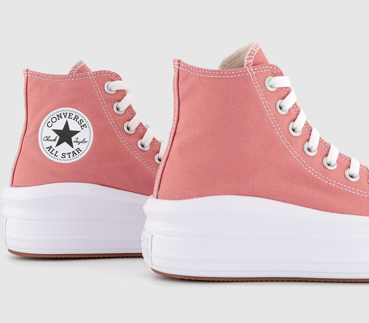 Converse All Star Move Trainers Ritual Rose White White - Women's Trainers